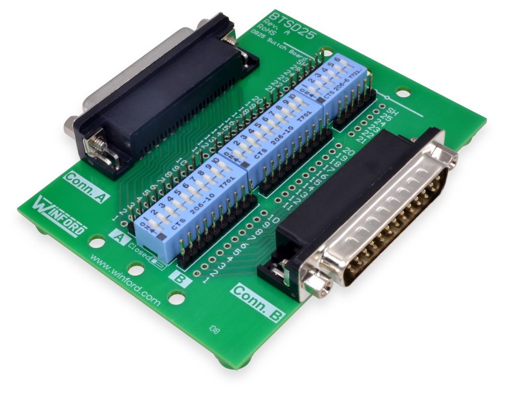 Diagnostic Breakout Board with Switches: DB25 Connector - Winford ...