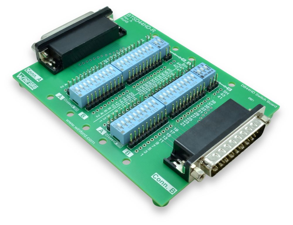 Diagnostic Breakout Board with Switches: DB44HD Connector - Winford ...