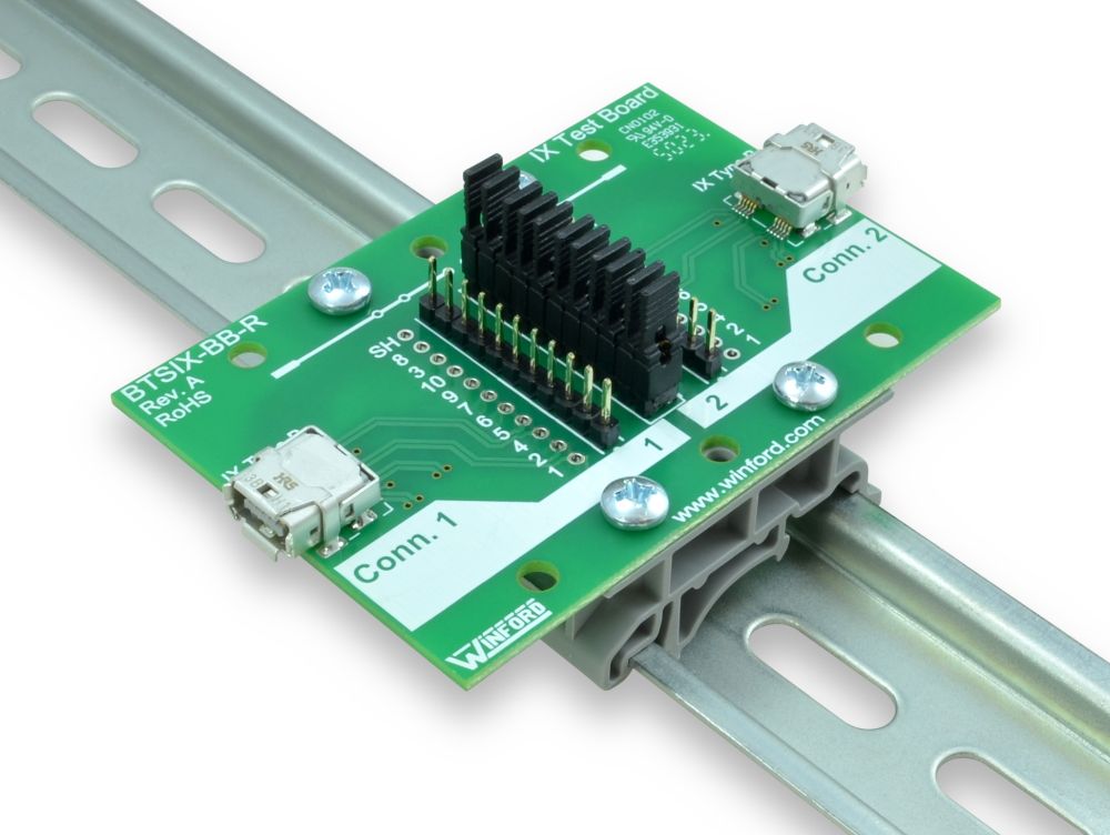 Diagnostic Breakout Board with Jumpers: IX Industrial Connectors, Key B ...