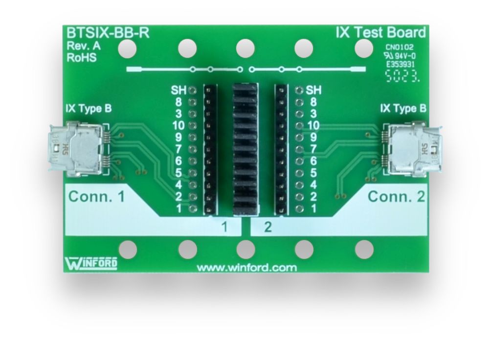 Diagnostic Breakout Board with Jumpers: IX Industrial Connectors, Key B ...