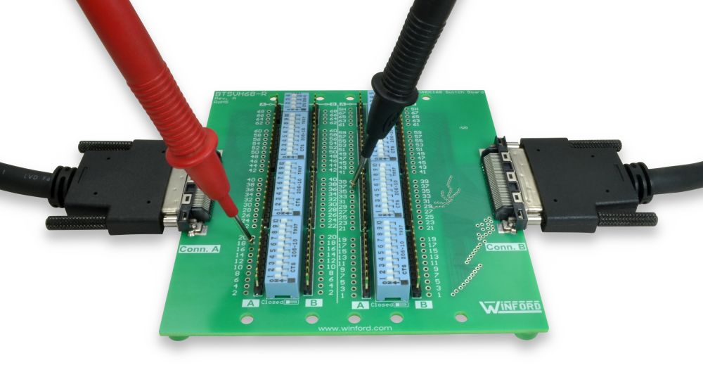 Diagnostic Breakout Board with Switches: VHDCI 68-Pin SCSI-5 Connector ...