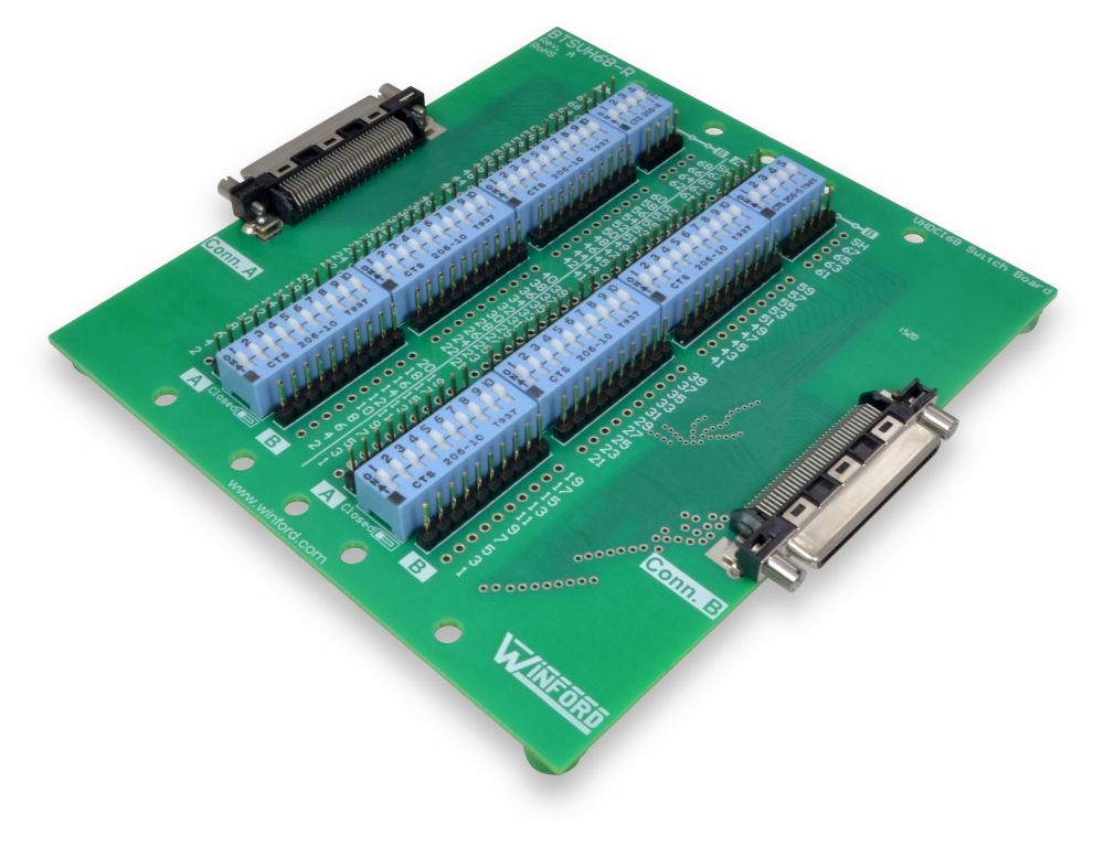 Diagnostic Breakout Board with Switches: VHDCI 68-Pin SCSI-5 Connector ...