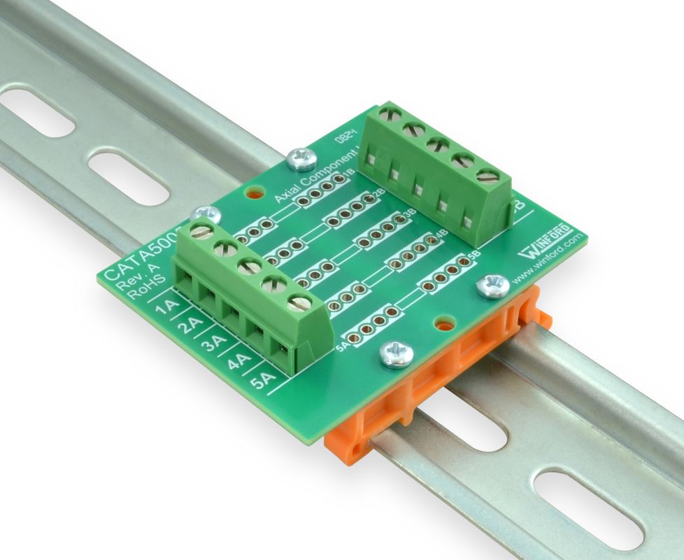 Axial Component to Screw Terminal Adapter Board - Winford Engineering
