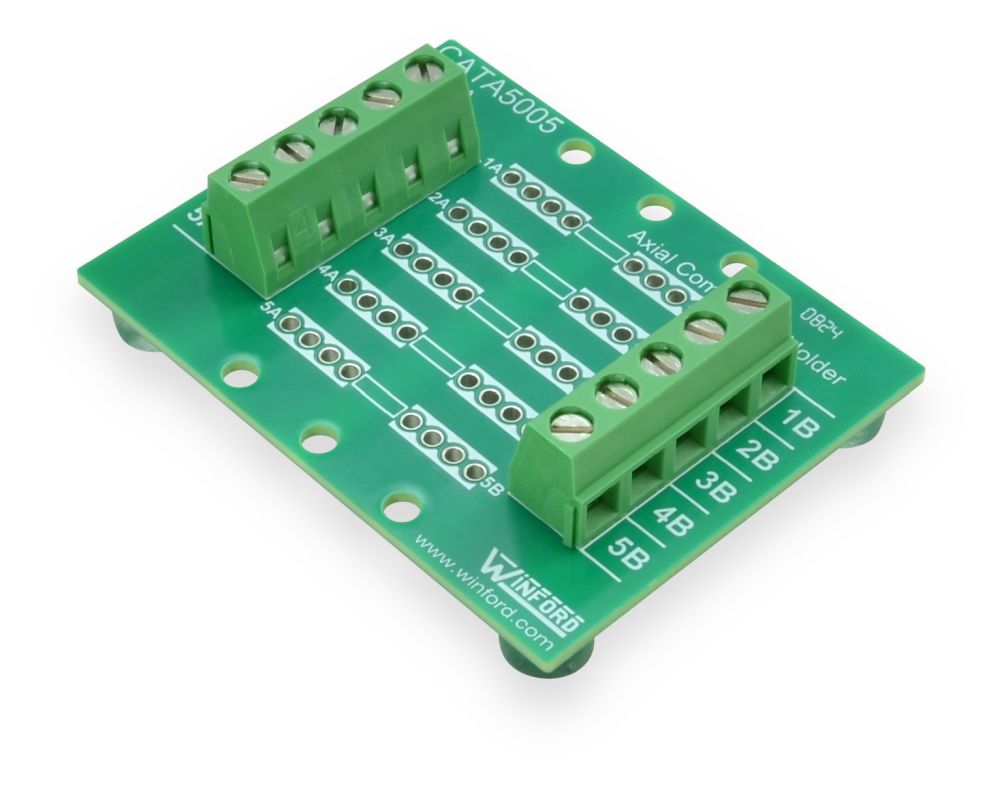 Axial Component to Screw Terminal Adapter Board - Winford Engineering