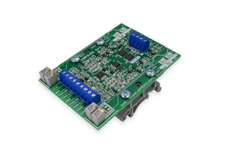 Analog Comparator Board: 2 Channels, Protected Outputs - Winford ...