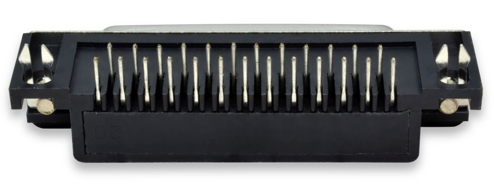 DB25 PCB Mount Right Angle Connectors - Winford Engineering