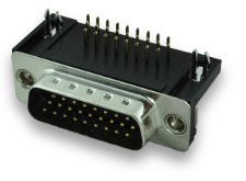 DB26 High Density PCB Mount Right Angle Connectors - Winford Engineering