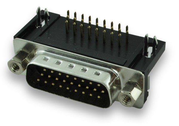 DB26 High Density PCB Mount Right Angle Connectors - Winford Engineering