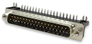 DB37 PCB Mount Right Angle Connectors - Winford Engineering