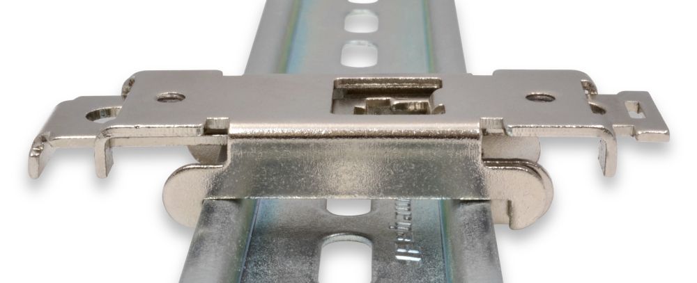 Steel DIN Rail Mounting Clips - Winford Engineering