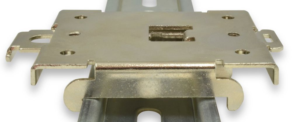 Steel DIN Rail Mounting Clips - Winford Engineering