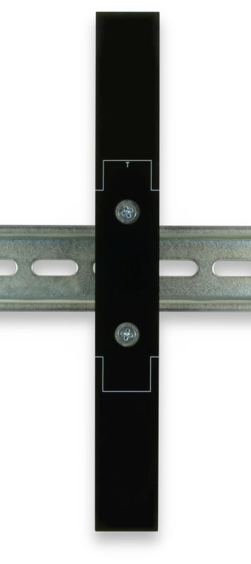 Solid DIN Rail Mounting Plate - 0.98" x 8.0" - Winford Engineering
