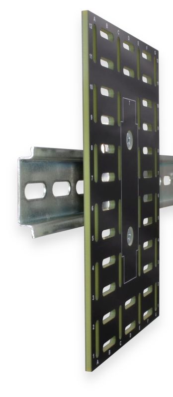 4.0" x 6.0" DIN Rail Mounting Plate with Mounting Slots - Winford ...