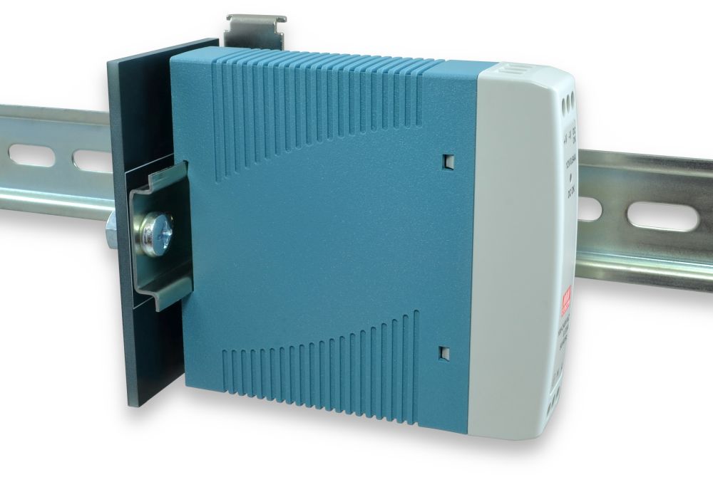 DIN Rail Elbow - Right Angle DIN Rail Mounting Plate - 2.0" x 3.5 ...