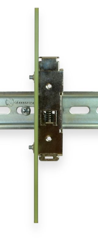 DIN Rail Mounting Plate with Mounting Slots and Right Angle Bracket - 5 ...