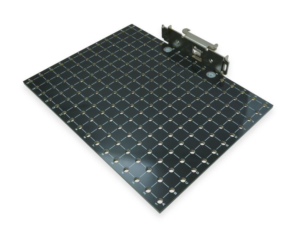 6.0" x 8.0" DIN Rail Mounting Plate with Mounting Holes Grid - Winford ...