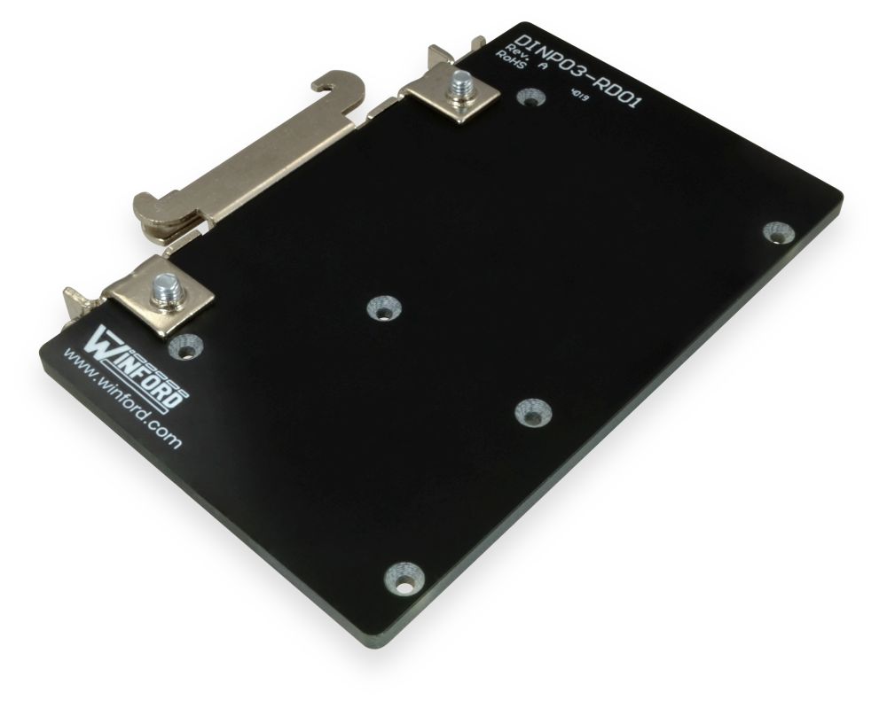 DIN Rail Mounting Plate with Right Angle Bracket, for Arduino UNO ...
