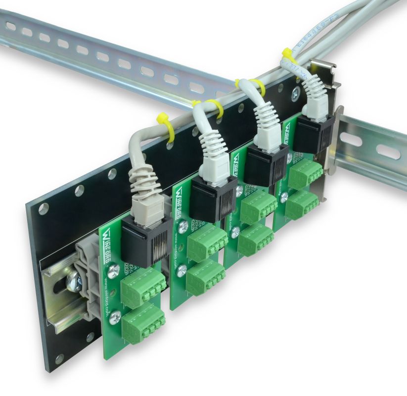 DIN Rail Extender - Right Angle DIN Rail Mounting Plate - 8.0" x 3.5 ...