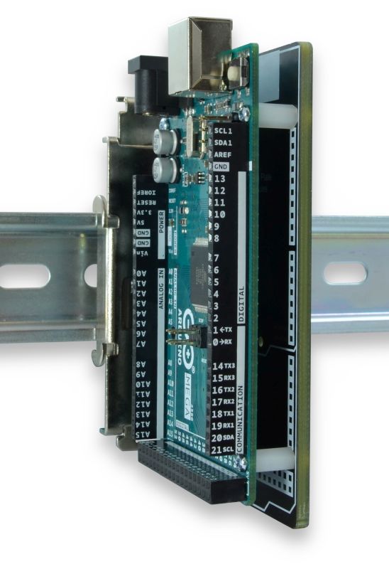 DIN Rail Mounting Plate with Right Angle Bracket, for Arduino UNO ...