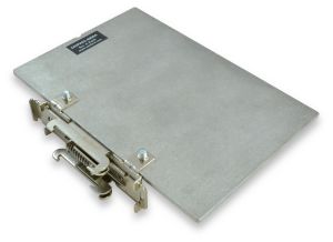 4.0" x 6.0" DIN Rail Mounting Plate - Aluminum, with Right Angle ...