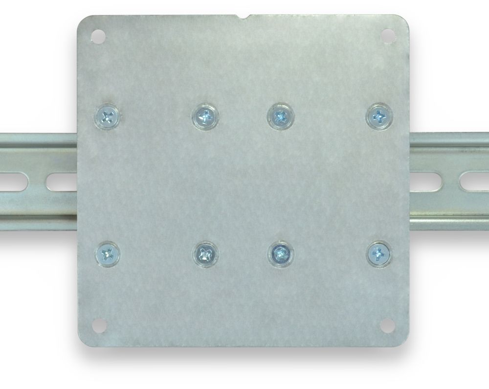 DIN Rail Mounting Plate for VESA Monitors & Devices - Aluminum ...