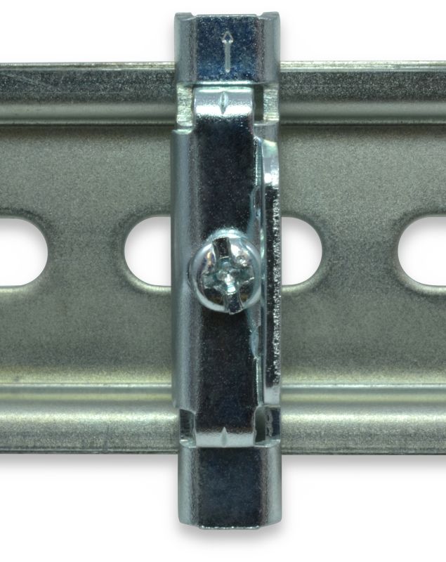 DIN Rail End Stop, Steel, 10mm Width - Winford Engineering