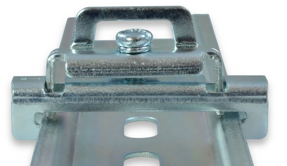 DIN Rail End Stop, Steel, 10mm Width - Winford Engineering