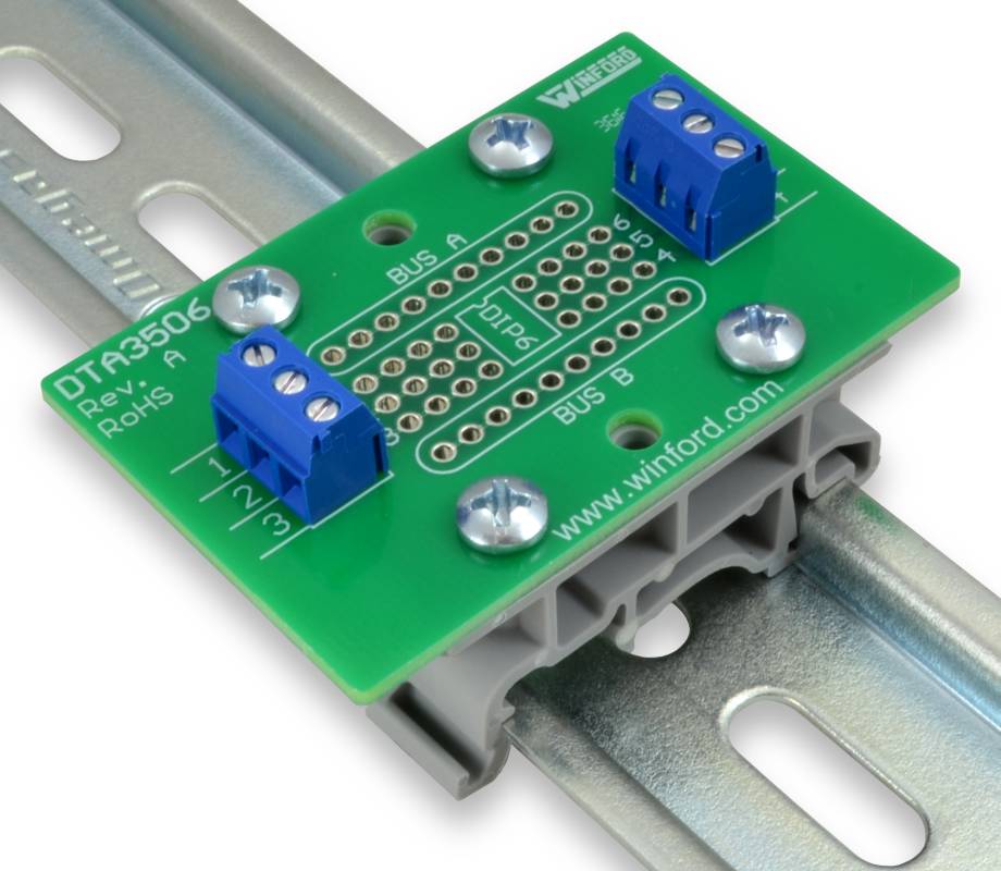 DIP Component to Screw Terminal Adapter Board - Winford Engineering
