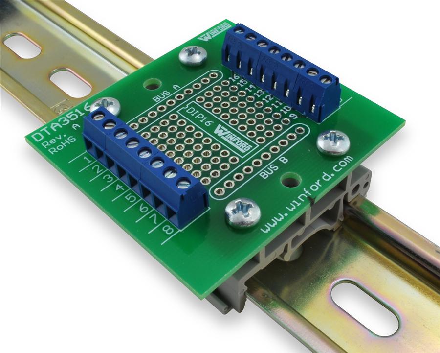 DIP Component to Screw Terminal Adapter Board - Winford Engineering