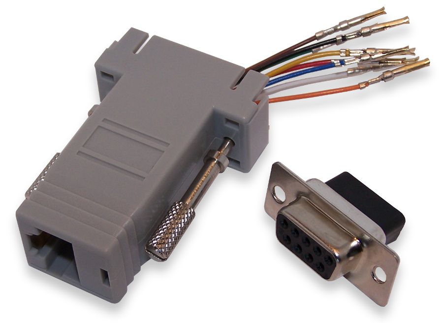 Modular (RJ) to DB9 Adapters - Winford Engineering