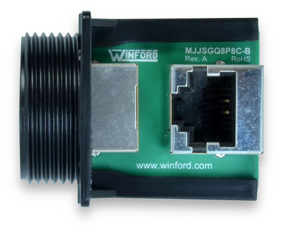 Panel-Mount RJ45 Couplers - Winford Engineering