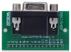 DB15HD Breadboard and Prototype Adapters - Winford Engineering