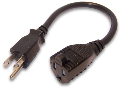 Power Extension Cord, 1Ft and longer: Outlet Saver - Winford Engineering