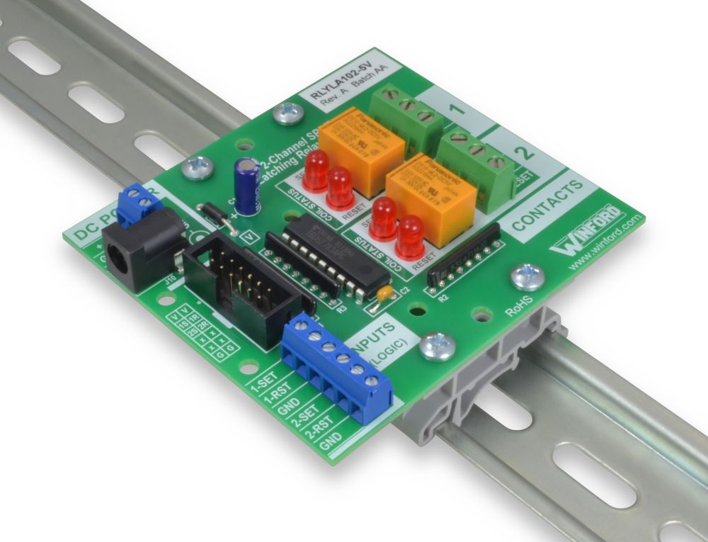 Small Signal Latching Relay Board: Logic Level Inputs, 2 SPDT 2A ...