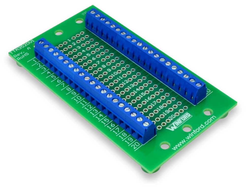 Screw Terminal Board / Component Holder - Winford Engineering