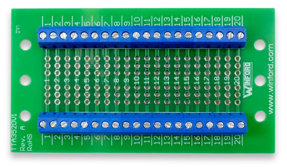 Screw Terminal Board / Component Holder - Winford Engineering